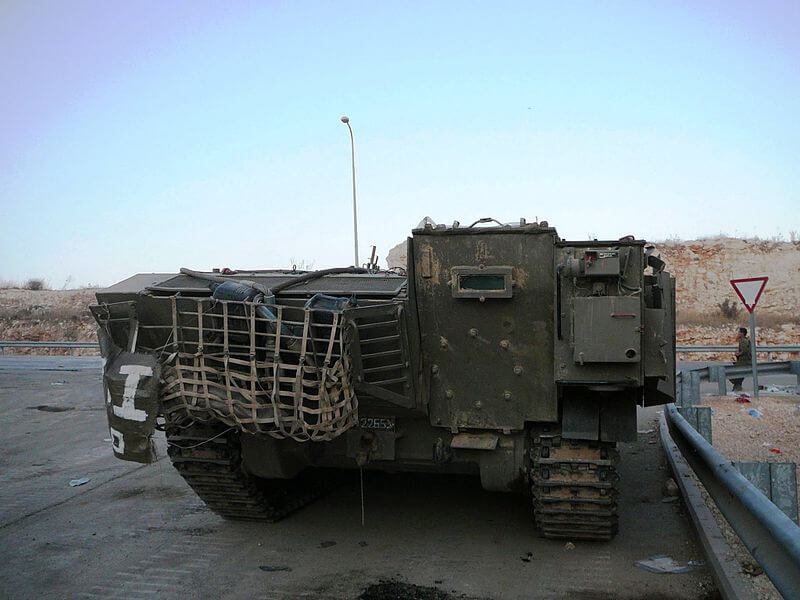 800px-Achzarit_APC_rear_view - Romania Military