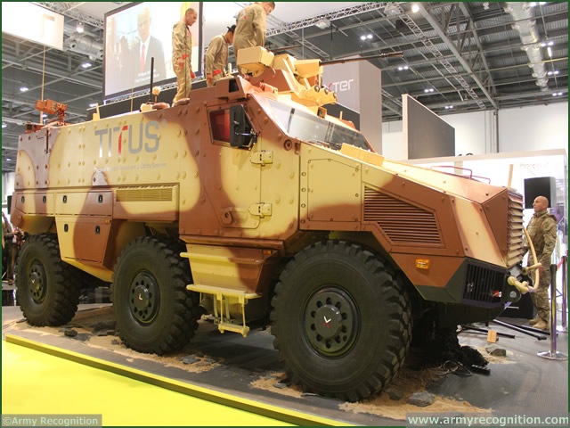Nexter Titus 6x6 - concurenta lui BMX01 - Romania Military