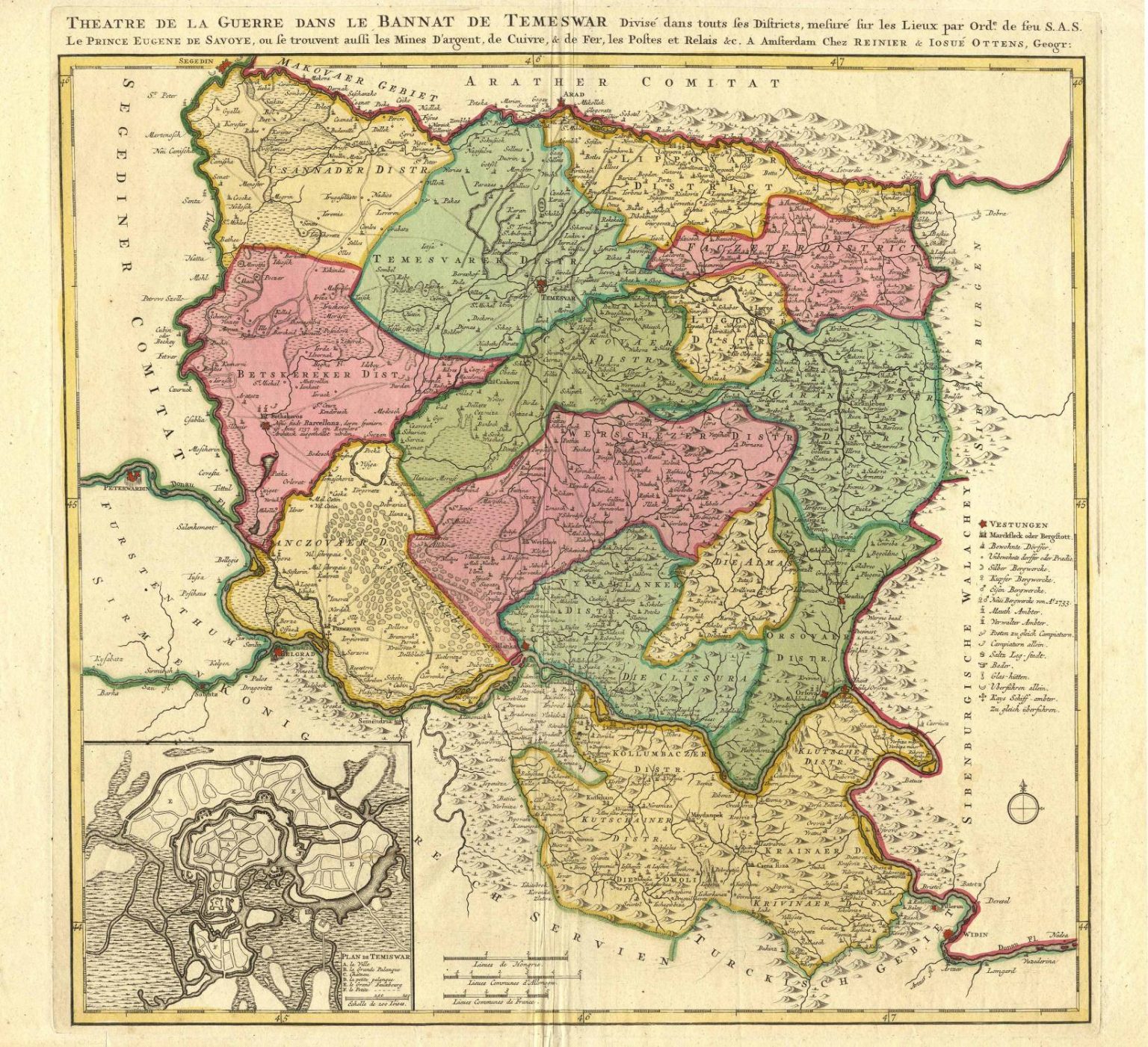 Harti vechi ale Banatului: 1718-1739 - Romania Military