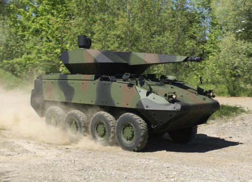 Skyranger pe Piranha IIIC - Romania Military